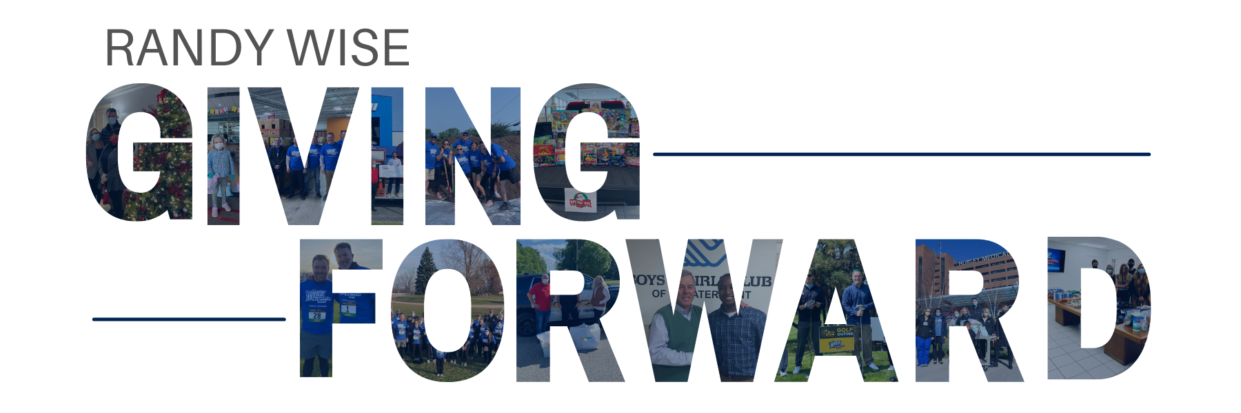 Randy Wise Giving Forward | Community Involvement in MI